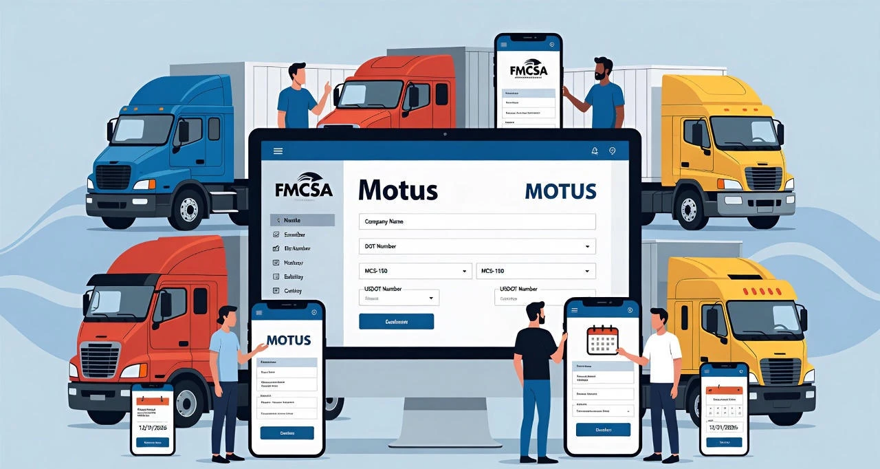 Новая система регистрации FMCSA Motus наконец запускается в 2026 году ...